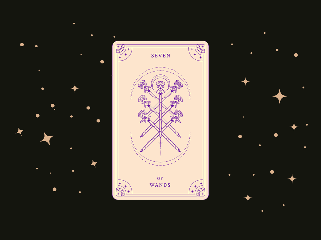 7 of Wands Tarot Card Meaning | Upright & Reversed | Ceerly
