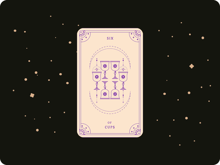 Six of Cups Tarot Card Meaning | Nostalgia, Kindness & Healing